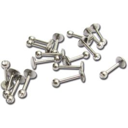 Lot de 50 labrets Titane Boule Cristal 3 mm | Itc