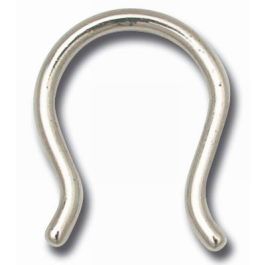 Piercing septum invisible acier