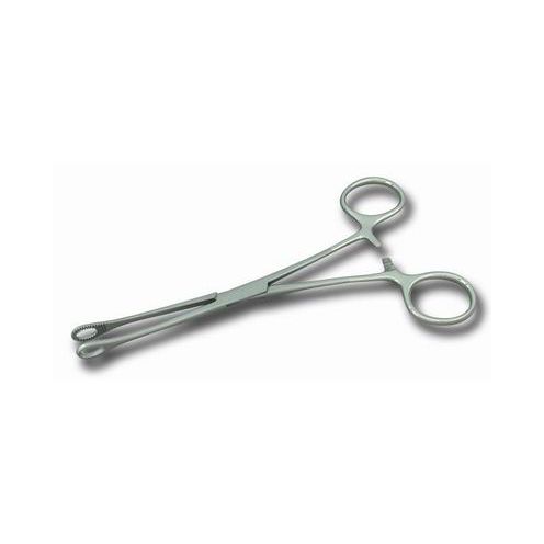 Pince clamp Inox petit rond 4.5 x 8mm long. 15.5 cm