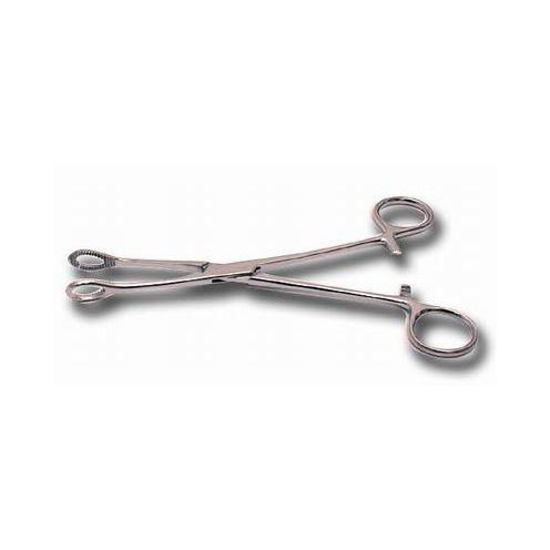 Pince clamp Inox rond 7.5 x 12.5 mm long. 18 cm