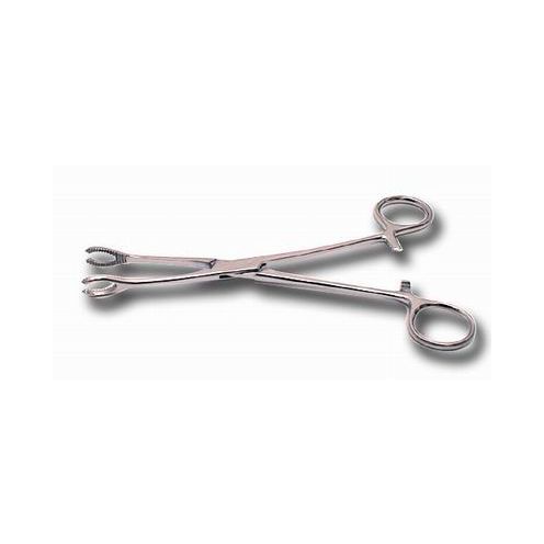 Pince clamp Inox rond ouvert 7.5 x 12.5 mm long. 18 cm