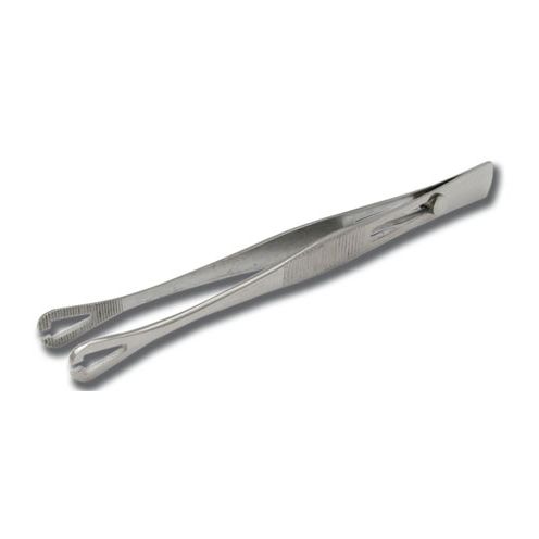 Pince brucelle Inox triangle ouvert (5 x 10 mm), longueur 14,5 cm avec ...