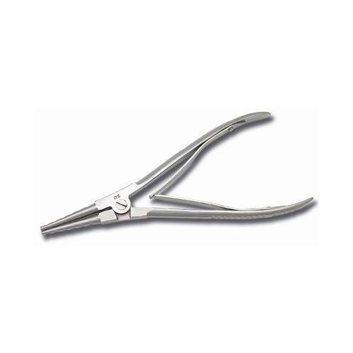 Pince Inox à circlip acier inox long. 20 cm