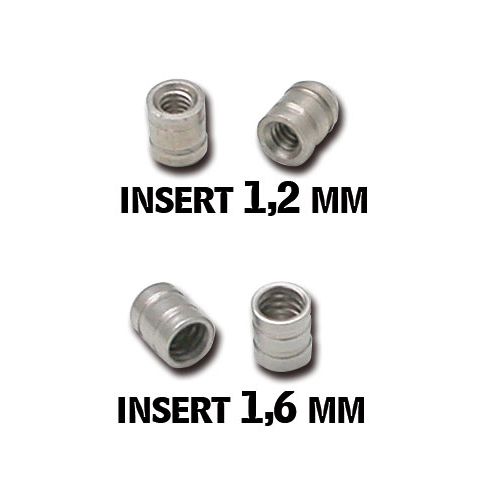 Lot d'Insert Acier avec pas de vis | Itc